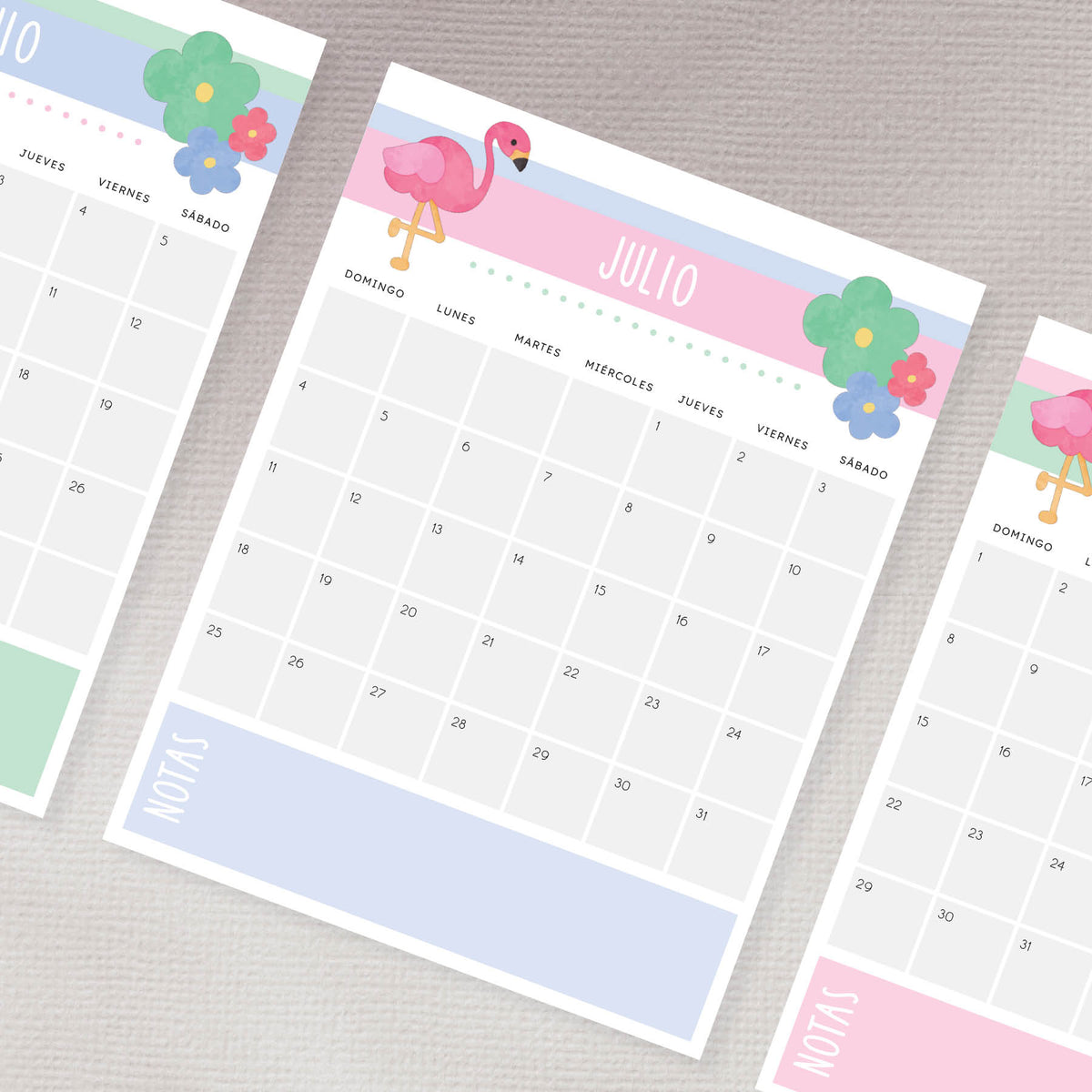 Calendario Para Imprimir · Tidy Plans
