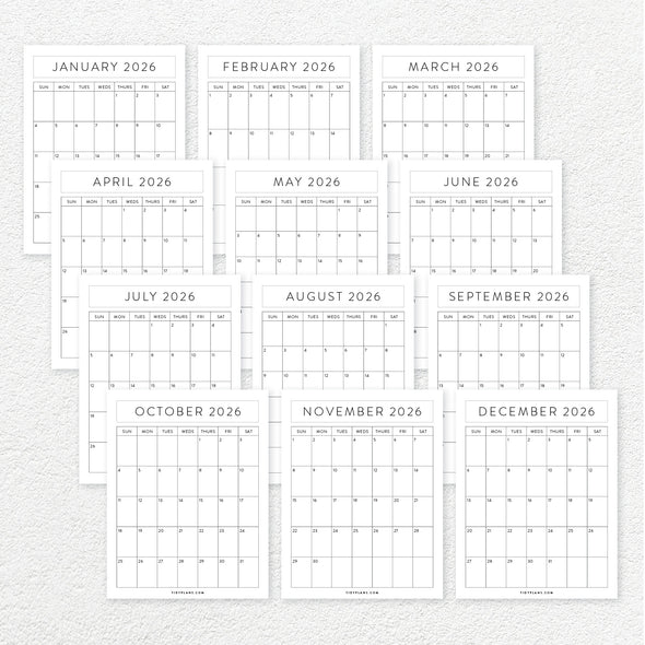 Free Printables · Tidy Plans