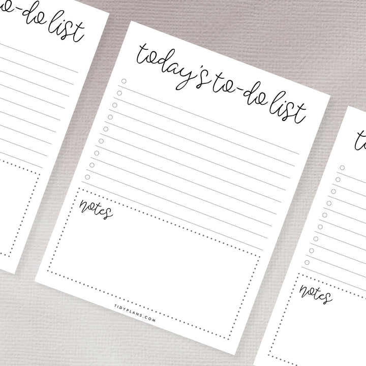 Printable To-Do List · Free PDF Template
