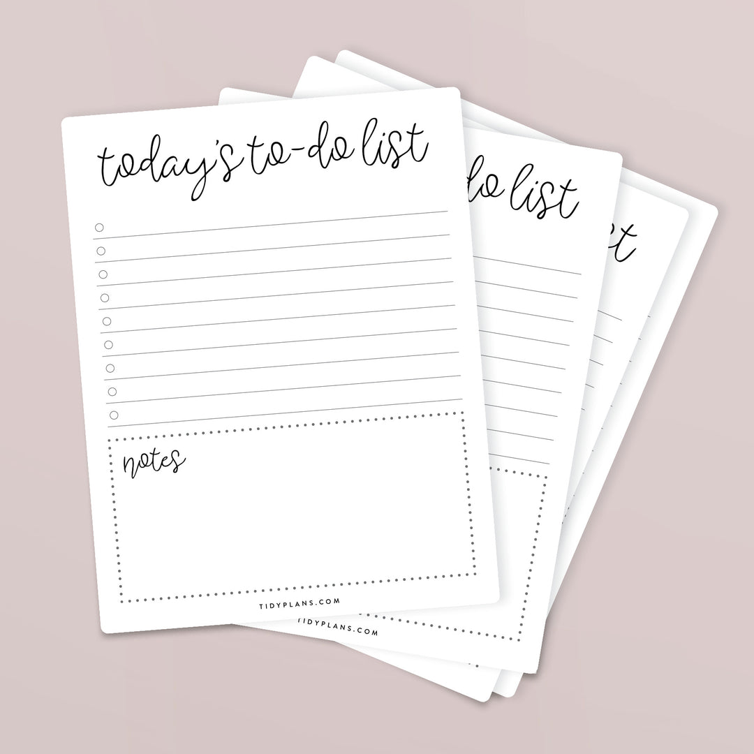 Printable To-Do List · Free PDF Template