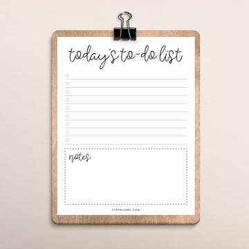 Printable To-Do List · Free PDF Template