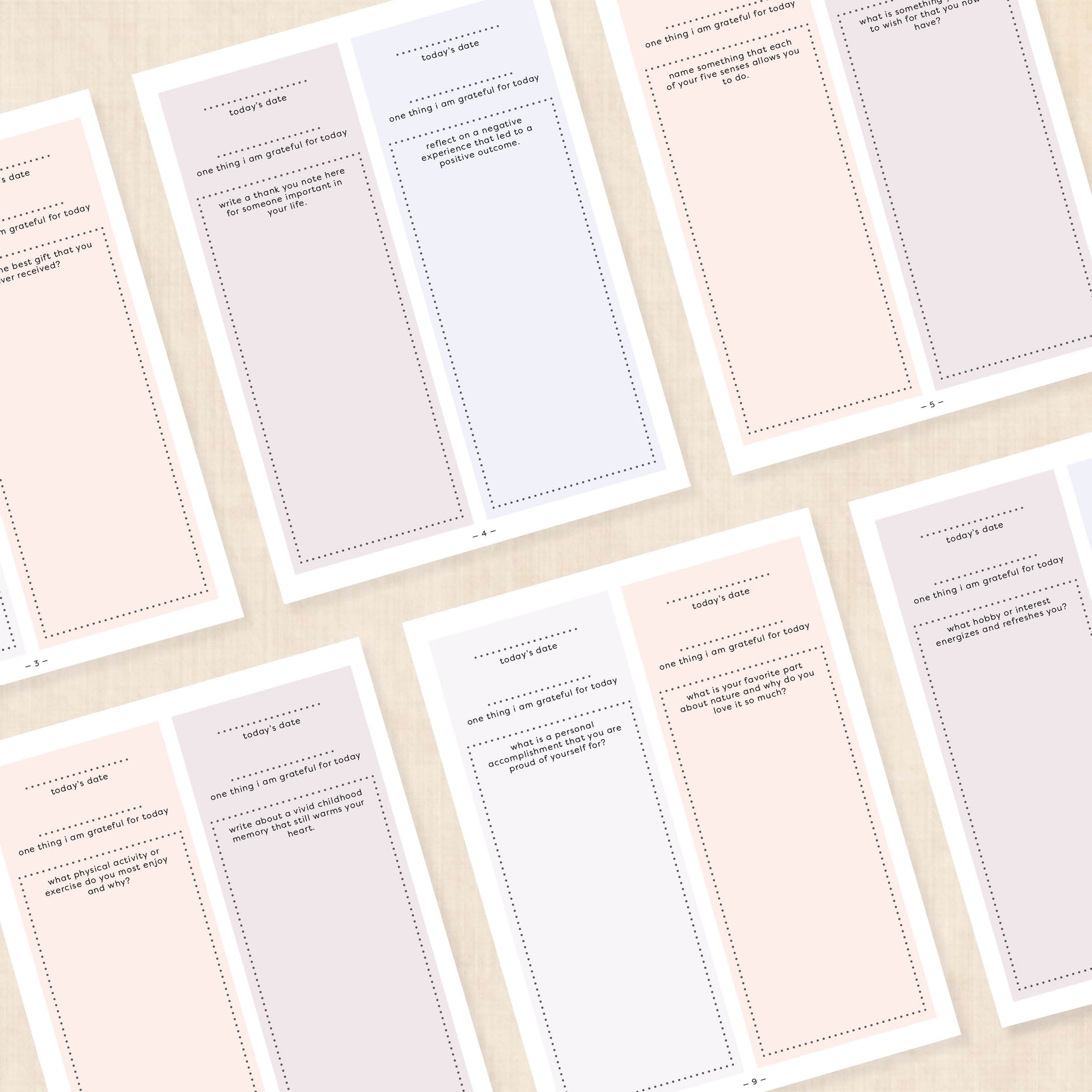 Gratitude Journal Prompts · PDF Workbook