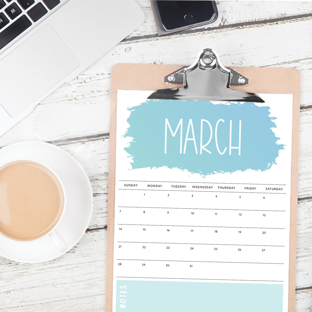 Printable Calendar · Tidy Plans