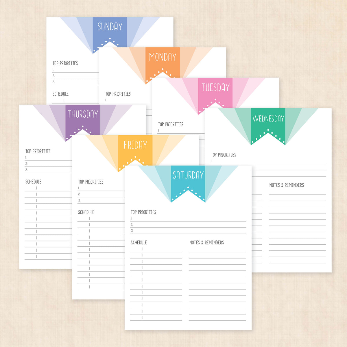 Printable Weekly Planner · Superhero Soul