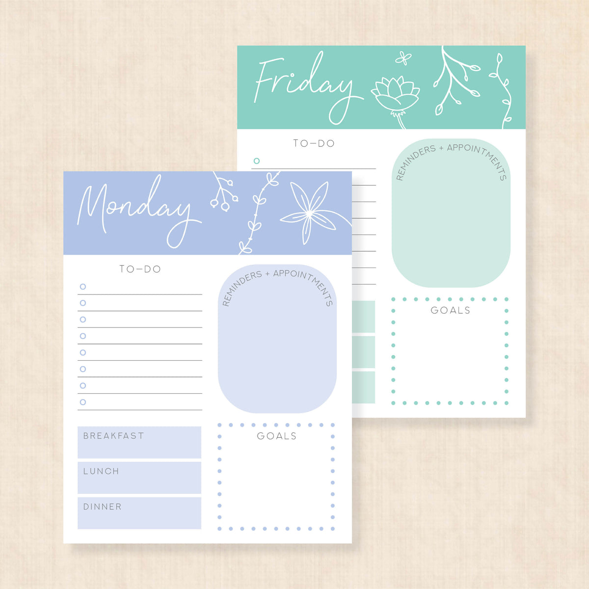 Printable Weekly Planner · Peppy Plans