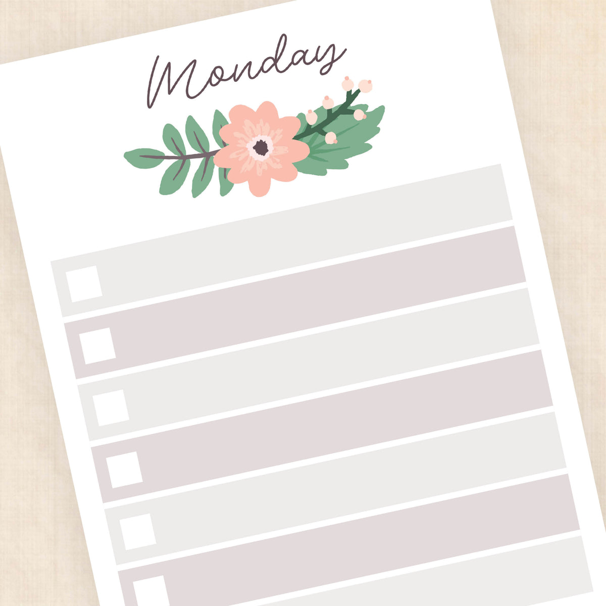 Printable Weekly Planner · Tidy Plans